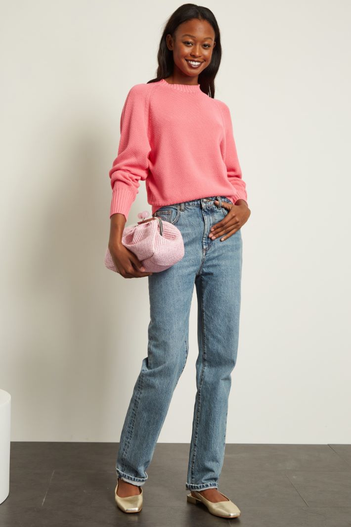 Maglia con maniche raglan , rosa | Intrend